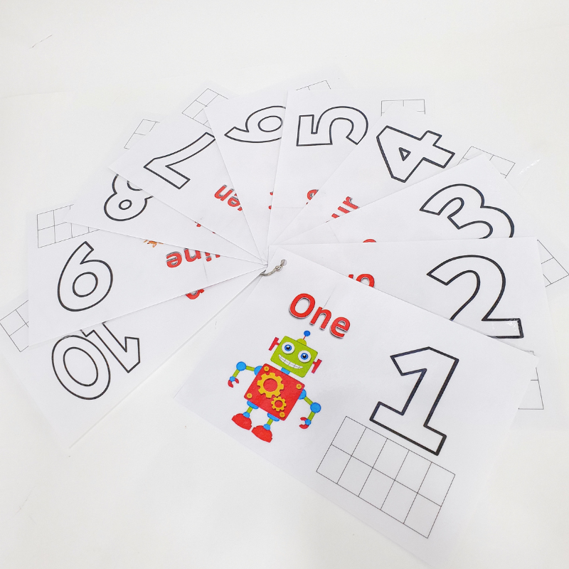 Playdough Numbers Mats – YoupiSmartWorld